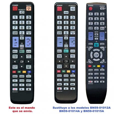 Mando a distancia Samsung BN59-01015A, BN59-01014A y BN59-01012A